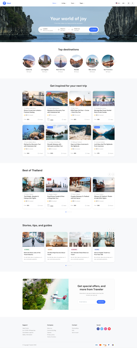 Traveler - #1 BOOKING WORDPRESS THEME
