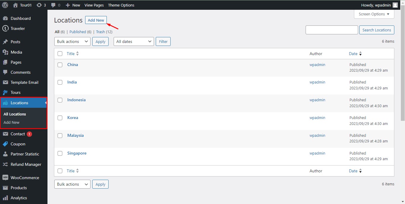 How to add new location? | TRAVELER