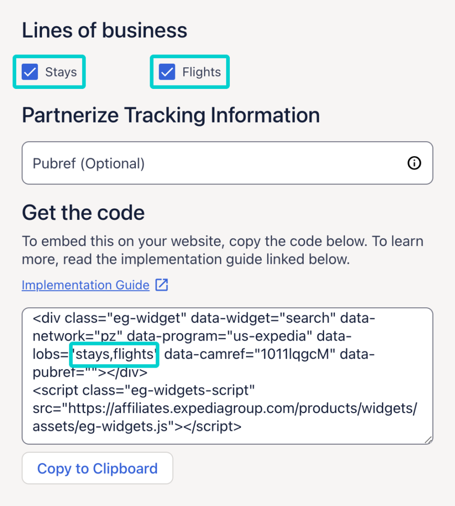 How to Create Affiliate Search Form with Expedia? | TRAVELER THEME