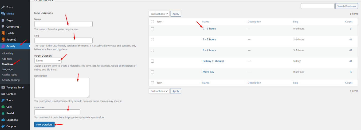 How to add new activity? | Traveler