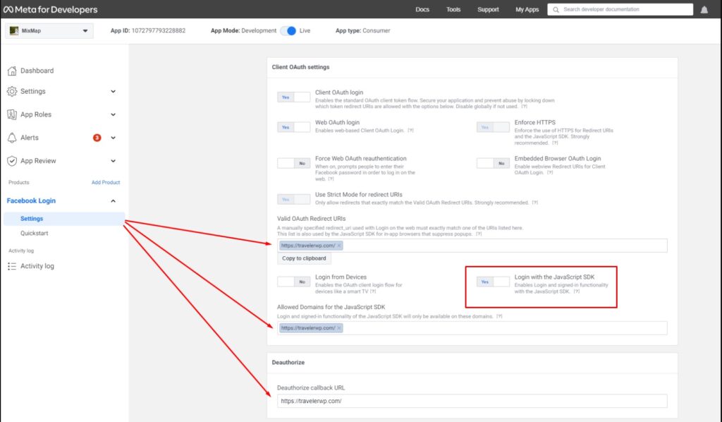 How to set up social login (Google, Facebook, Twitter )? | TRAVELER THEME