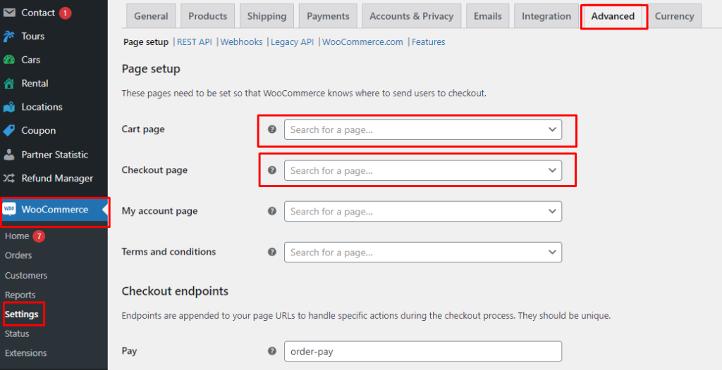 How to set up checkout options and payment methods? | TRAVELER THEME