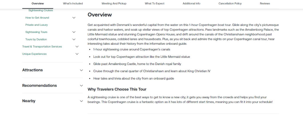 The Best Tip for How To Write The Tour Description With Real Example ...