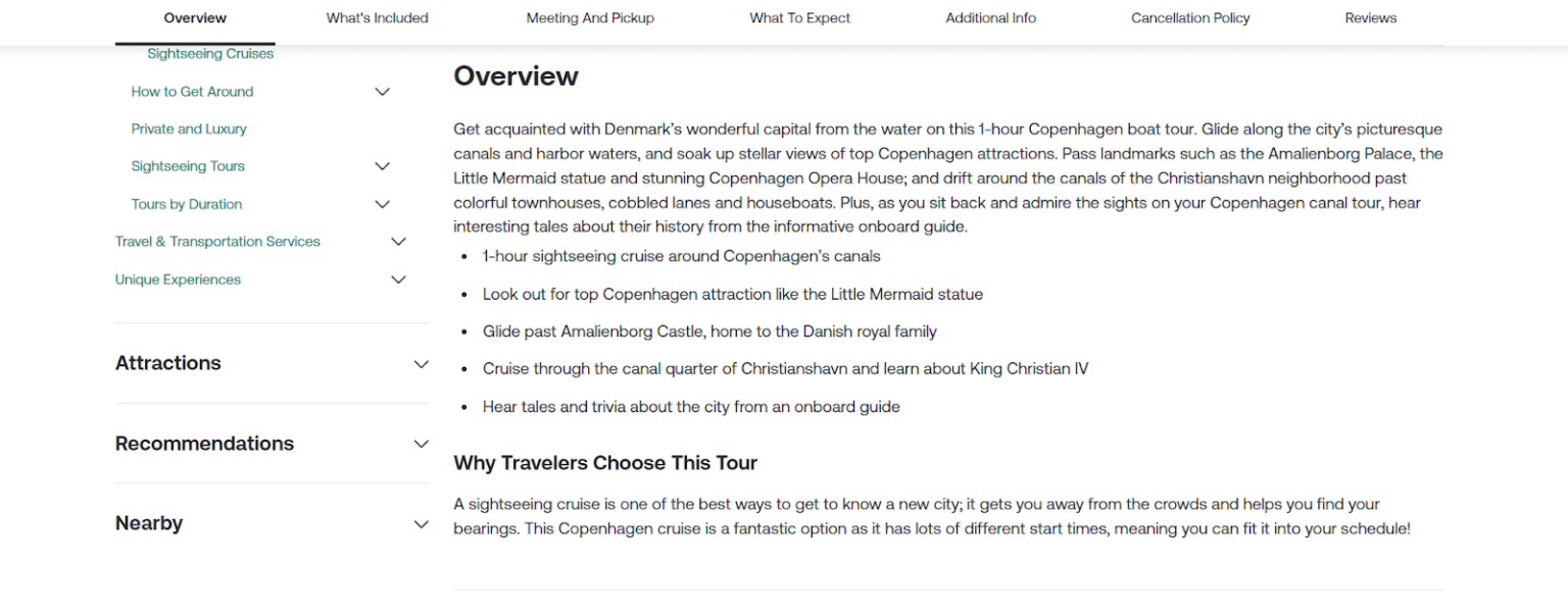 The Best Tip for How To Write The Tour Description With Real Example ...